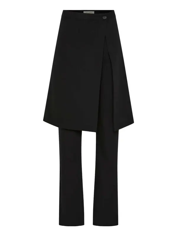 ST. AGNI Button-up Culottes - Black
