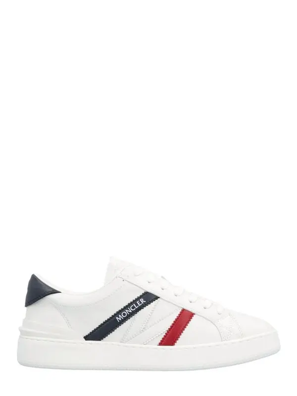 Moncler Low-top Sneakers With Logo Detail - White
