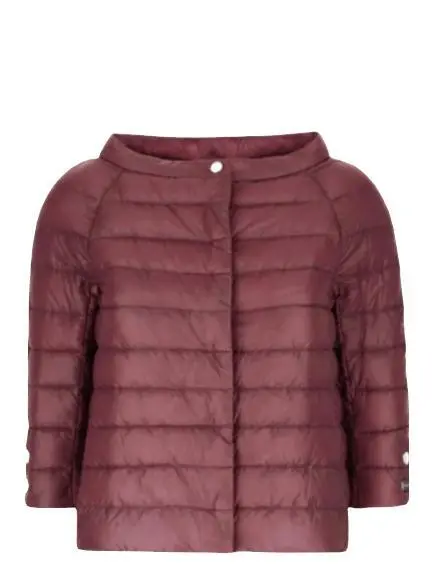 Herno Padded Cape Jacket - Red