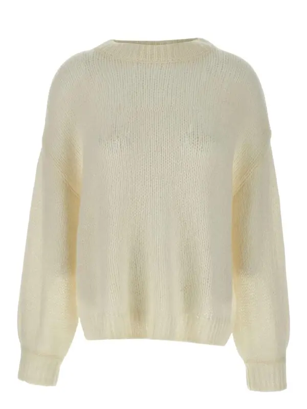 Soft Goat Fonna Crewneck Knitwear - Ivory