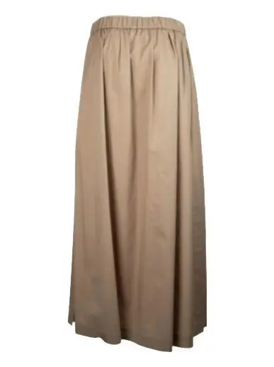 Peserico Gathered Midi Skirt - Nude