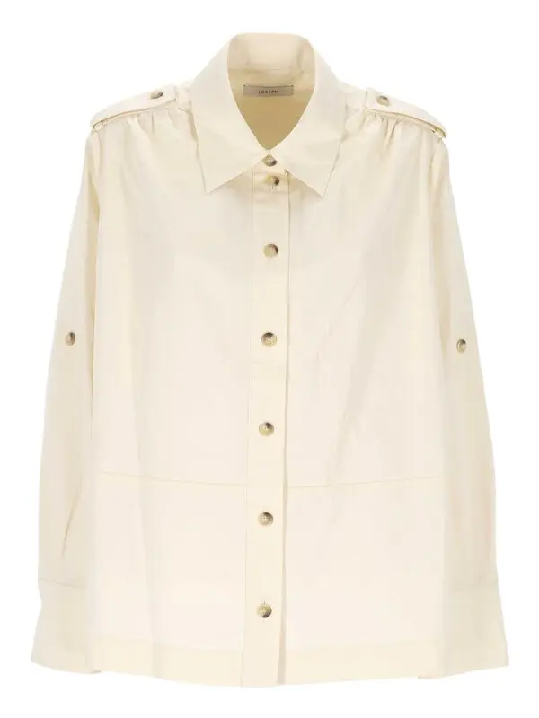 JOSEPH Oversized Button-down Shirt - White