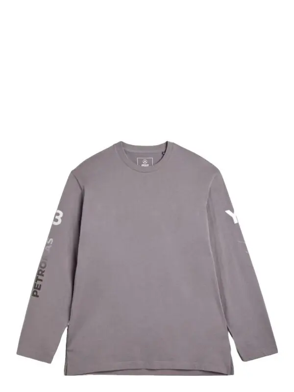 Y3 Mercedes Amg Petronas Long Sleeve T-shirt - Granite
