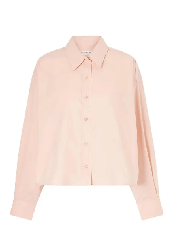 THE FRANKIE SHOP Arlen Organic Cotton Shirt - Baby Powder