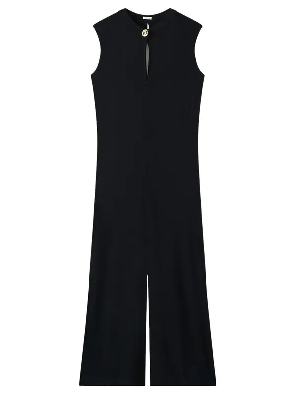 JOSEPH Keyhole Maxi Dress - Black