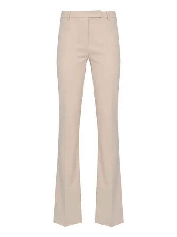 Patrizia Pepe Split-hem Tailored Pants - Nude