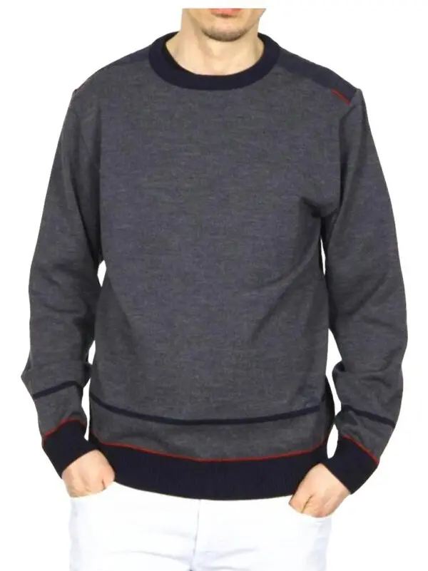 PAUL  SHARK Paul & Shark Round Neck Long-sleeved Sweater - Black