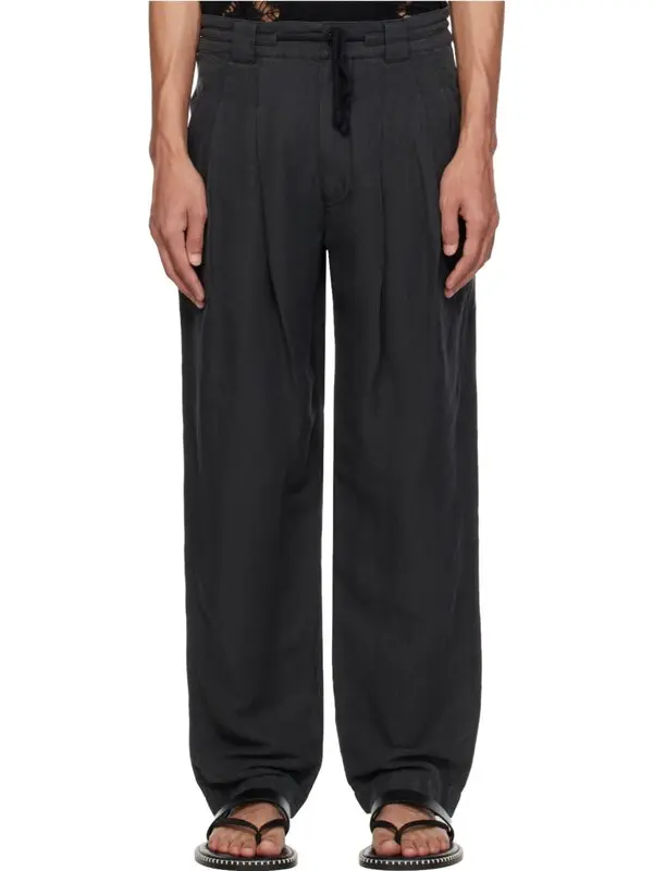 Isabel Marant Étoile Sirius Pleated Trousers - Faded Black