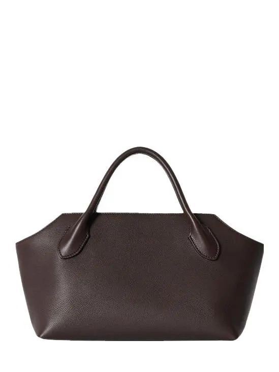 THE ROW Terrasse Bauletto Bag - Dark Brown