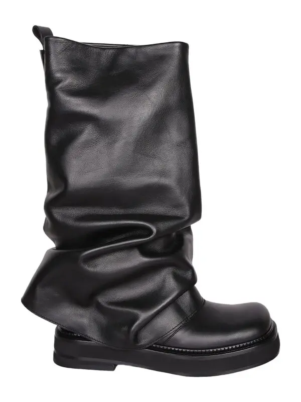 Attico The Robin" Mid-calf Boots - Black