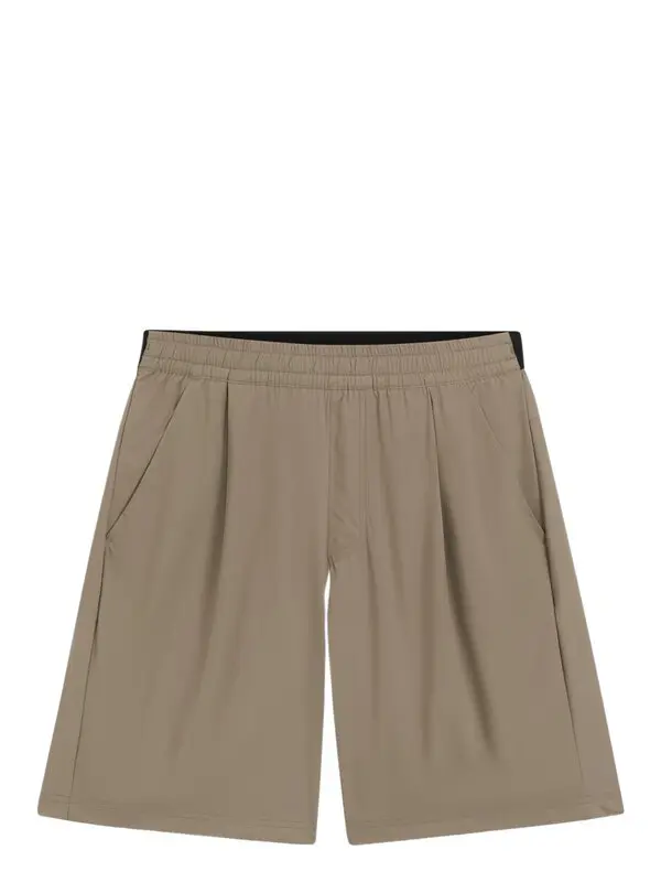 Hugo Boss Water-repellent Micro-waffle Shorts - Light Green