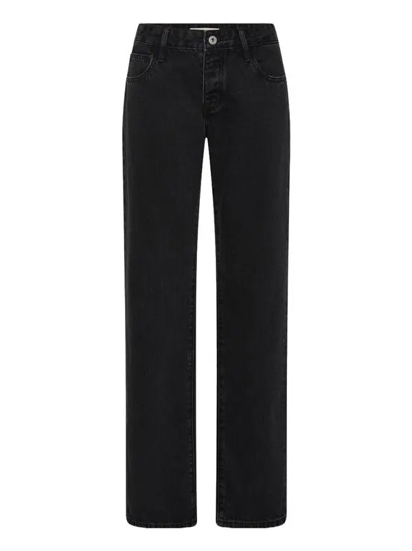 ST. AGNI Belt Loop Jeans - Black