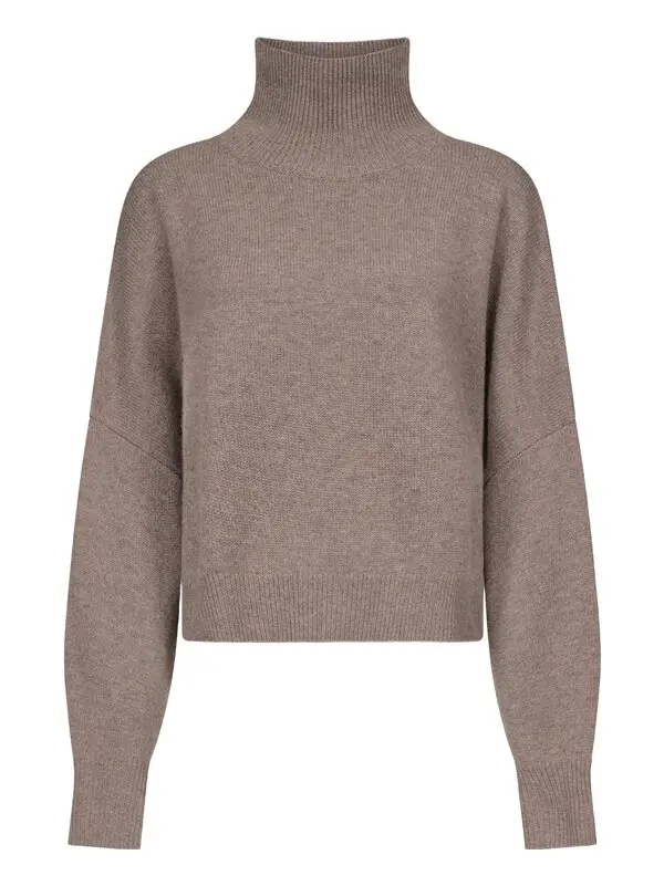 Loulou De Saison Luke High-neck Knitwear - Taupe Melange