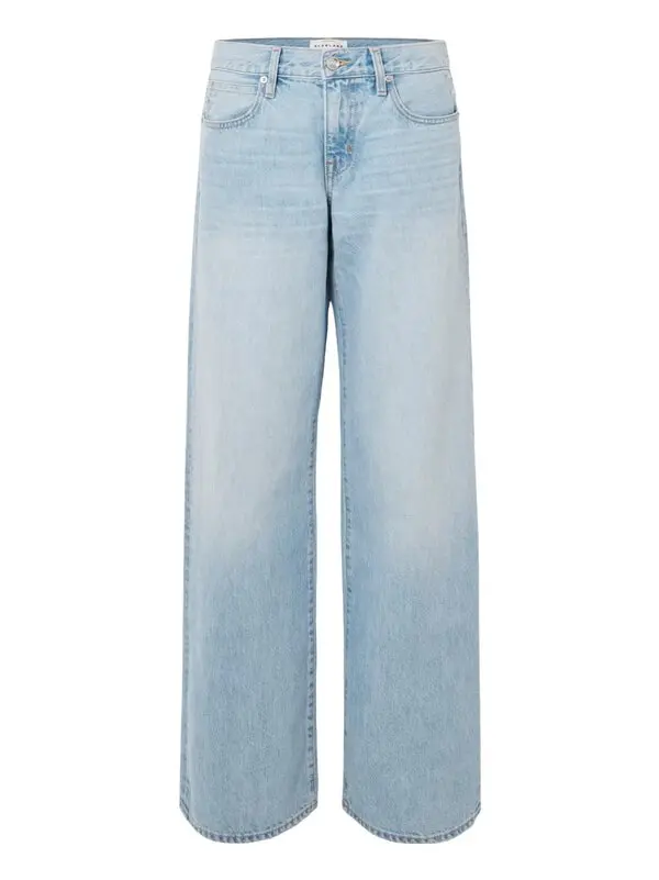 SLVRLAKE Mica Low-rise Wide-leg Jeans - Light Denim Blue