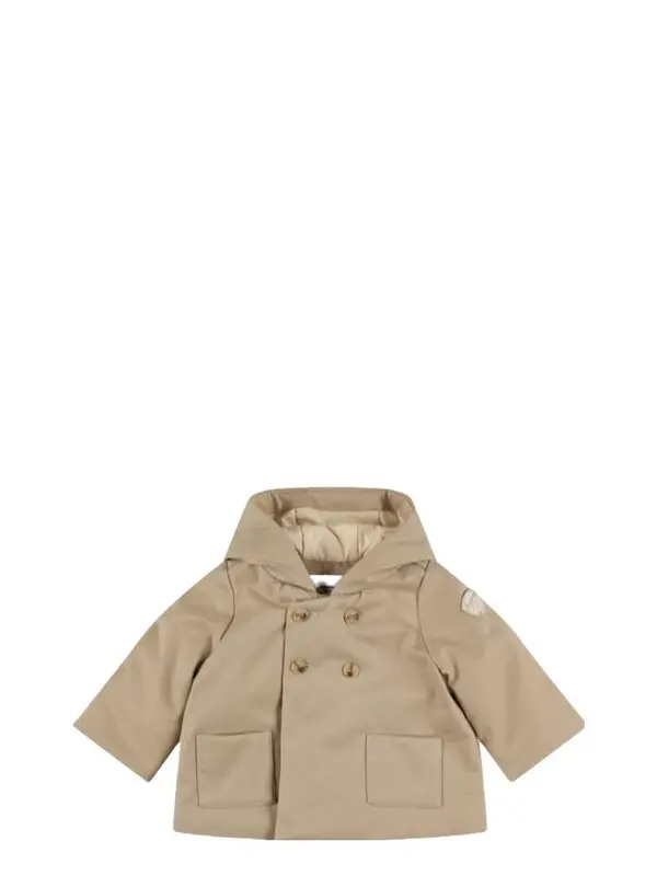 Bonpoint Cotton Blend Hooded Jacket - Nude