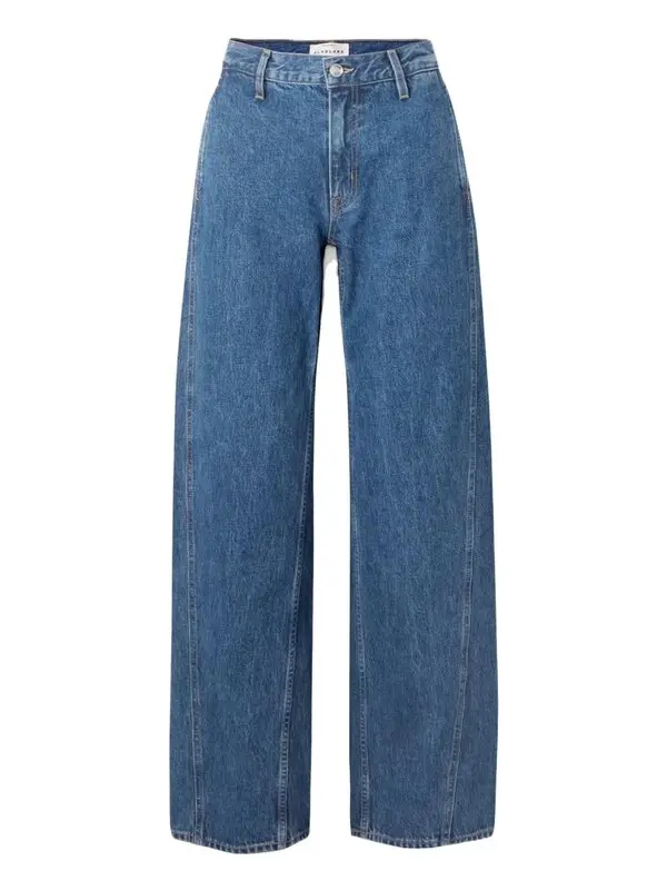 SLVRLAKE Cassie High-rise Wide-leg Jeans - Blue