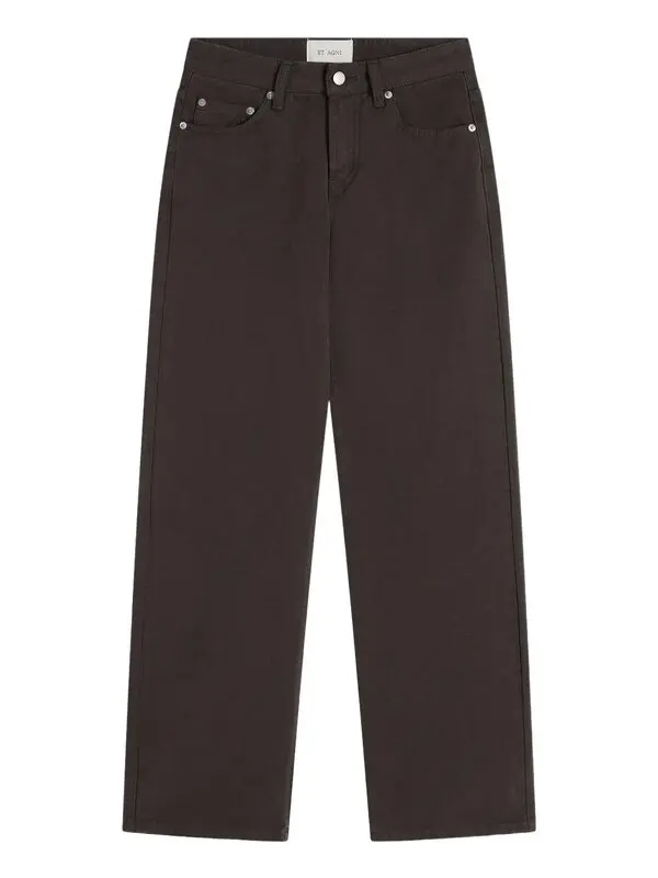 ST. AGNI Belt Loop Jeans - Taupe