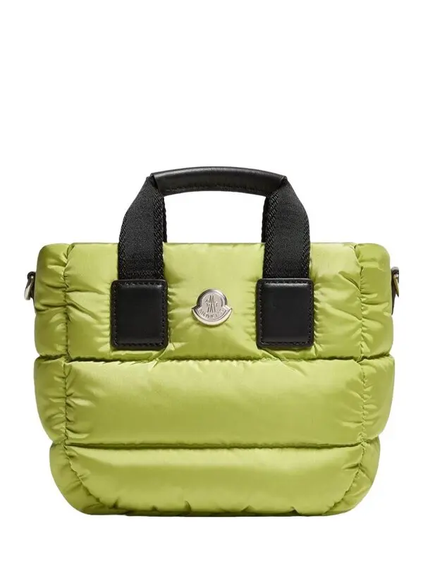 Moncler Caradoc Water-repellent Micro Tote Bag - Lime Green