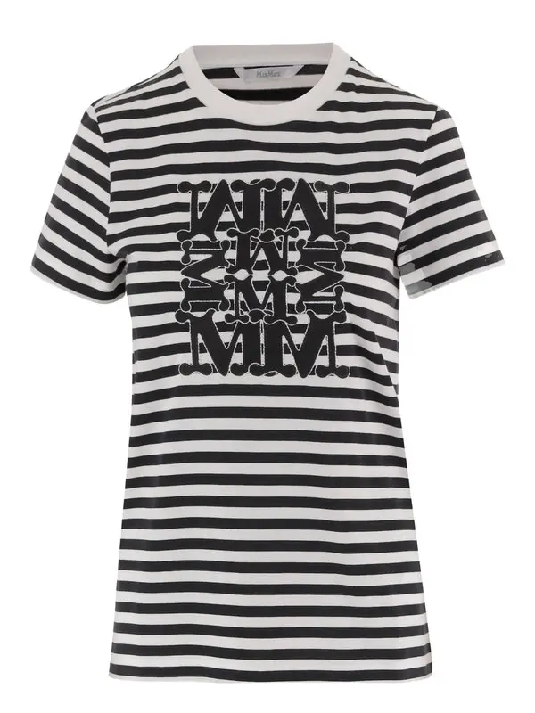 Max Mara Short Sleeve Crewneck T-shirt - Black