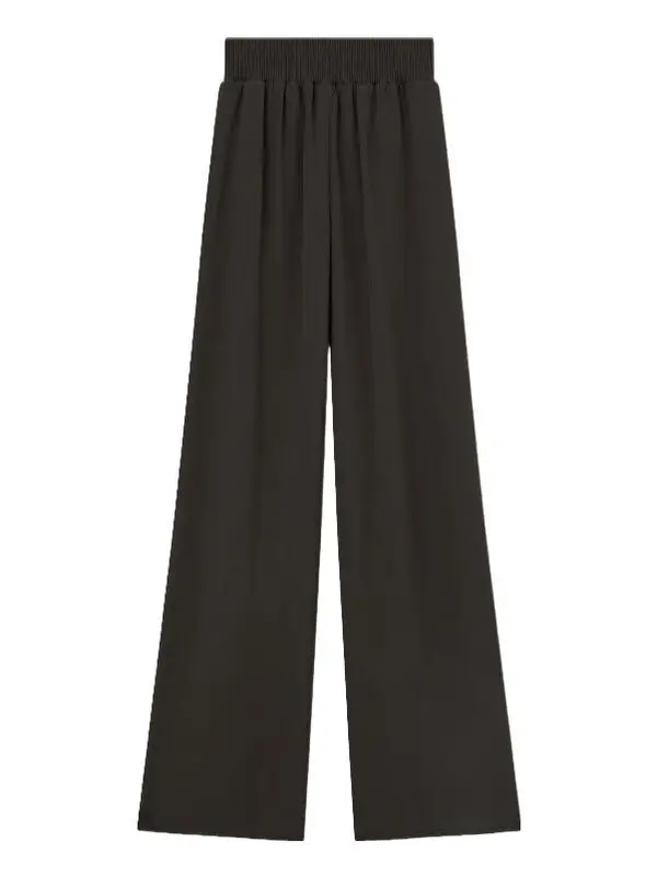 JOSEPH Nour Twill Satin Trousers - Cocoa