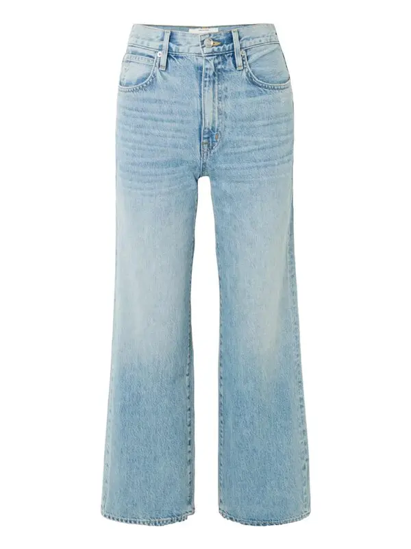 SLVRLAKE Grace High-rise Wide-leg Jeans - Light Denim Blue