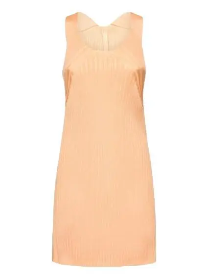 JIL SANDER Ribbed Round Neck Vest - Nude