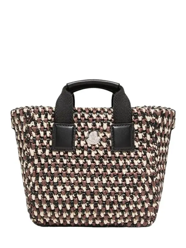 Moncler Crochet Micro Tote Bag - Black