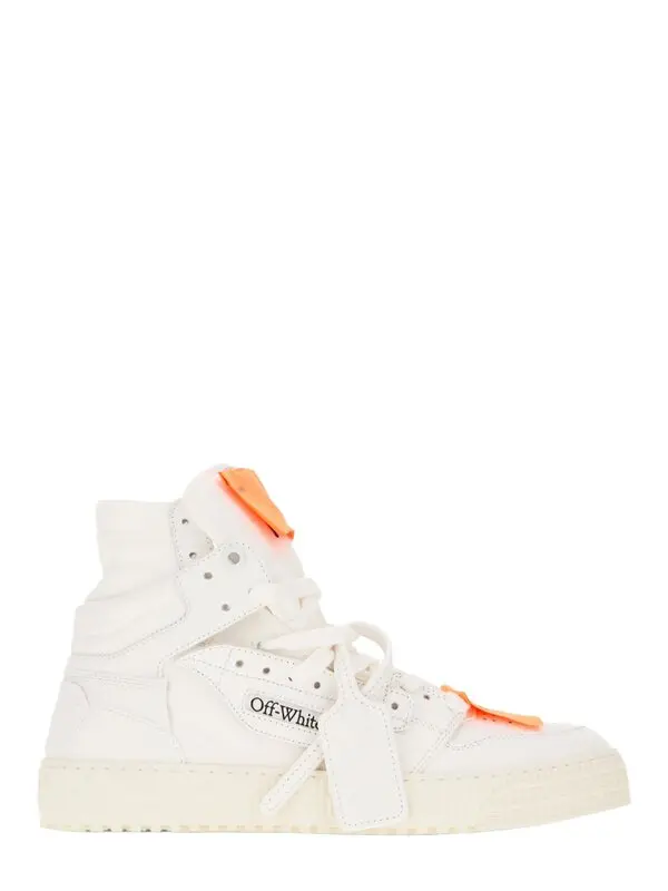Off-White Arrows Zip-tie High Top Sneakers - White