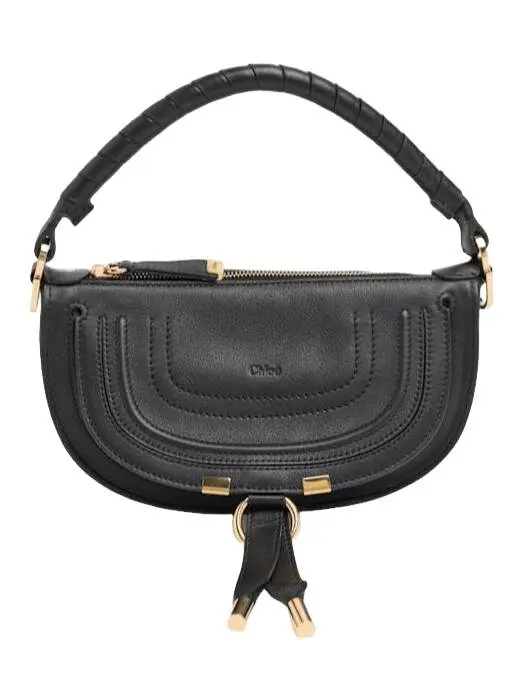 Chloé Medium Marcie Smooth Leather Bag - Black