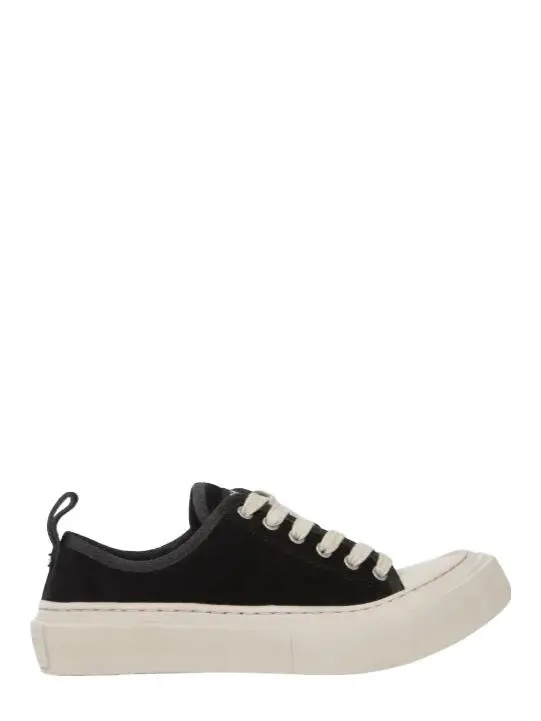 ANN DEMEULEMEESTER Vulcanized Low-top Sneakers - Black
