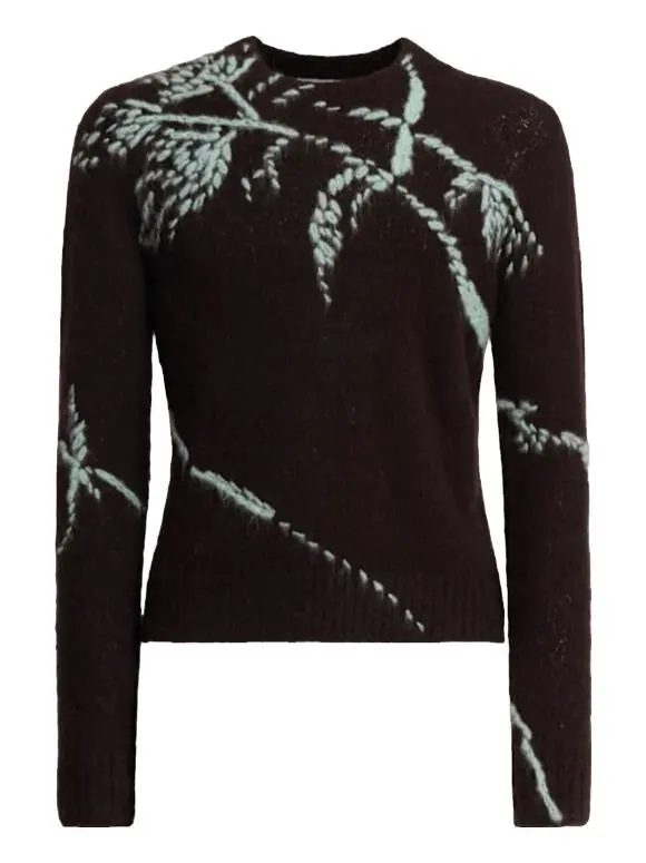 Dries Van Noten Alpaca Blend Sweater - Black