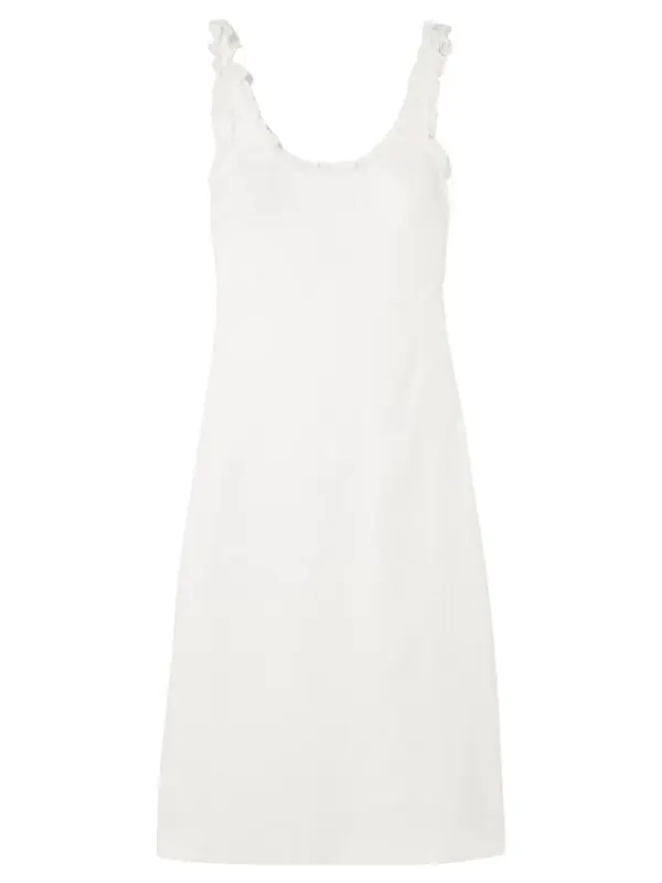 Posse Florence Ruffle Dress - White