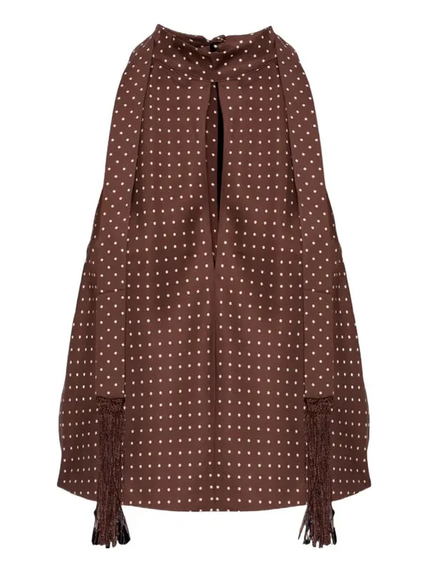 Posse Phoebe Polka-dot Halter Top - No