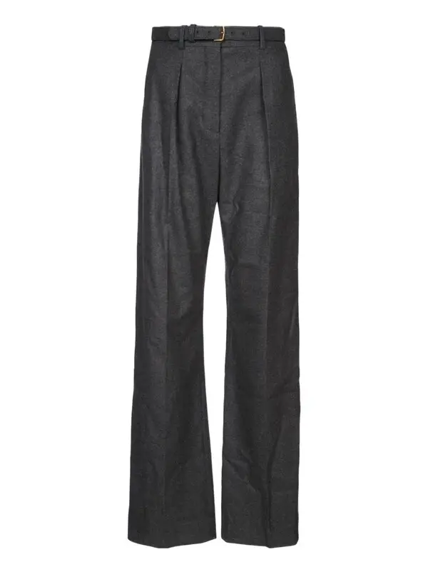 Loro Piana Belted Tailored Pleated Trousers - No