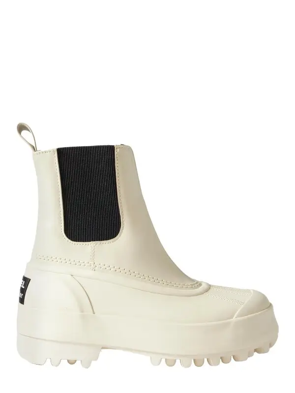 Proenza Schouler Platform Chelsea Boots - White