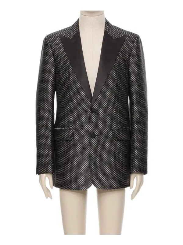Valentino Garavani Long-sleeved Suit Jacket - Black