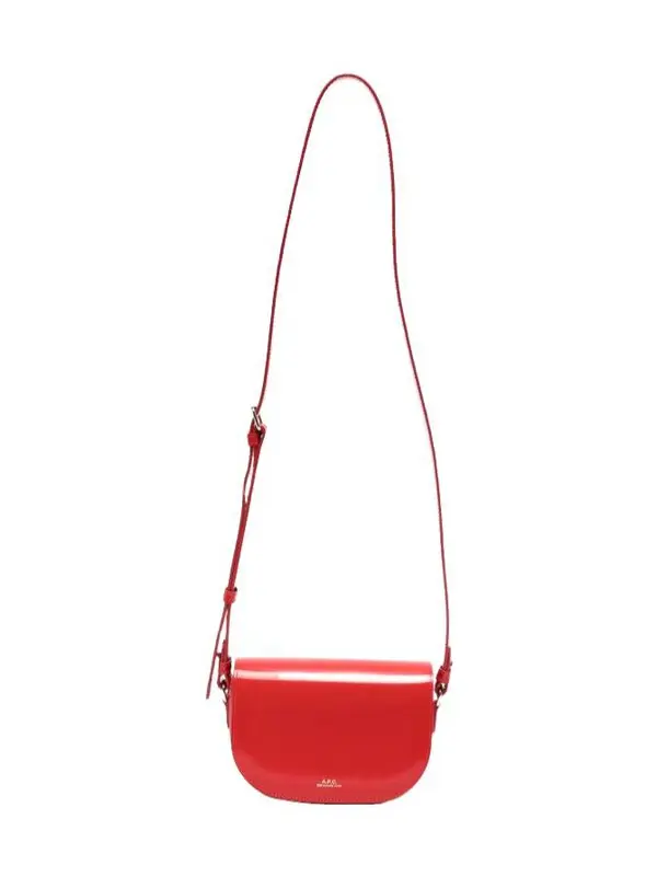 A.p.c. Small Leather Mini Bag - Red