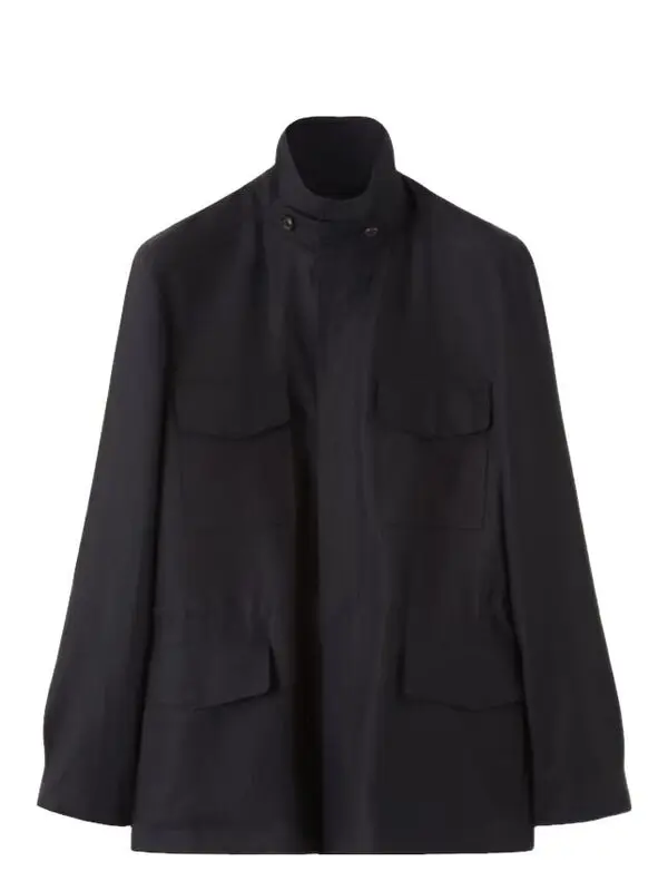 Loro Piana Traveller Field Jacket - Navy Blue