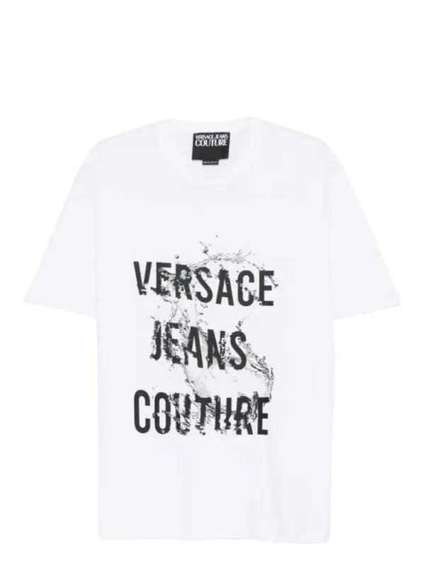 Versace Logo Print T-shirt - White