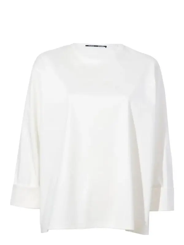 Proenza Schouler Eco Cotton Olson Long Sleeve T-shirt - White