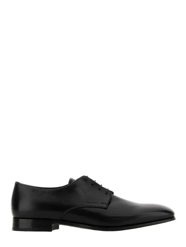 Prada Lace-up Derby Shoes - Black