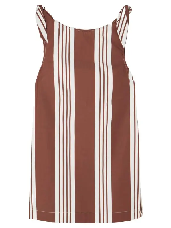 Posse Rosie Striped Mini Dress - Brown