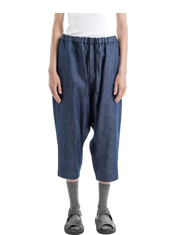 Comme Des Garçons Elastic Waistband Casual Pants - Blue