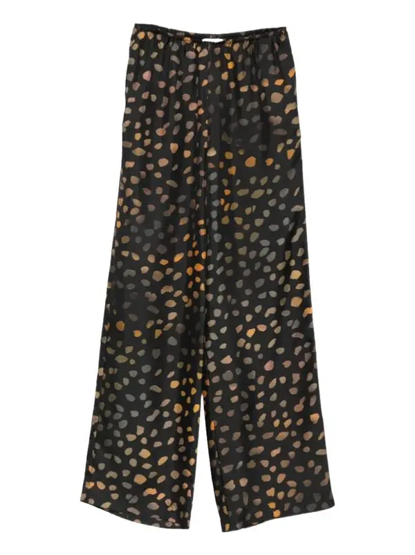 Nanushka Arvenn Twill Satin Pants - Black