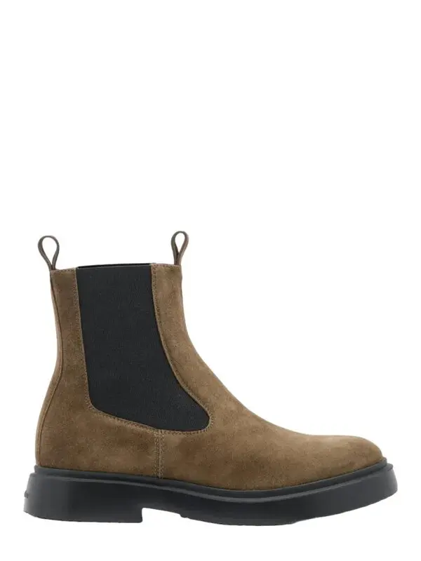 Proenza Schouler Suede Chelsea Boots - Green