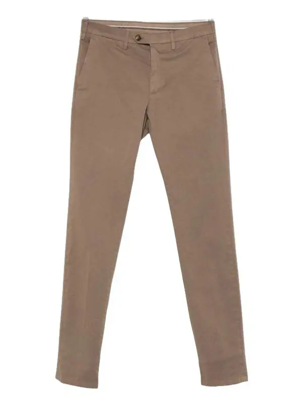 Canali Casual Pants With Belt Loops - Gray