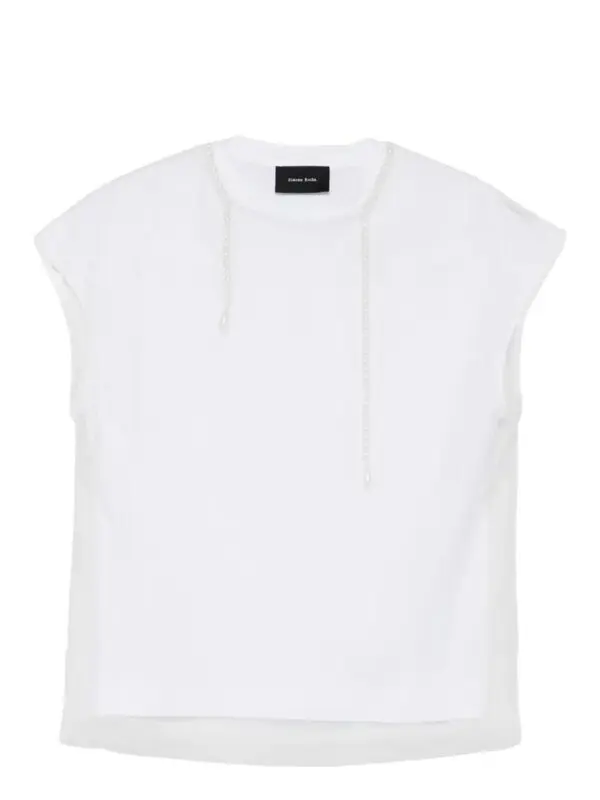 Simone Rocha Round Neck T-shirt - White