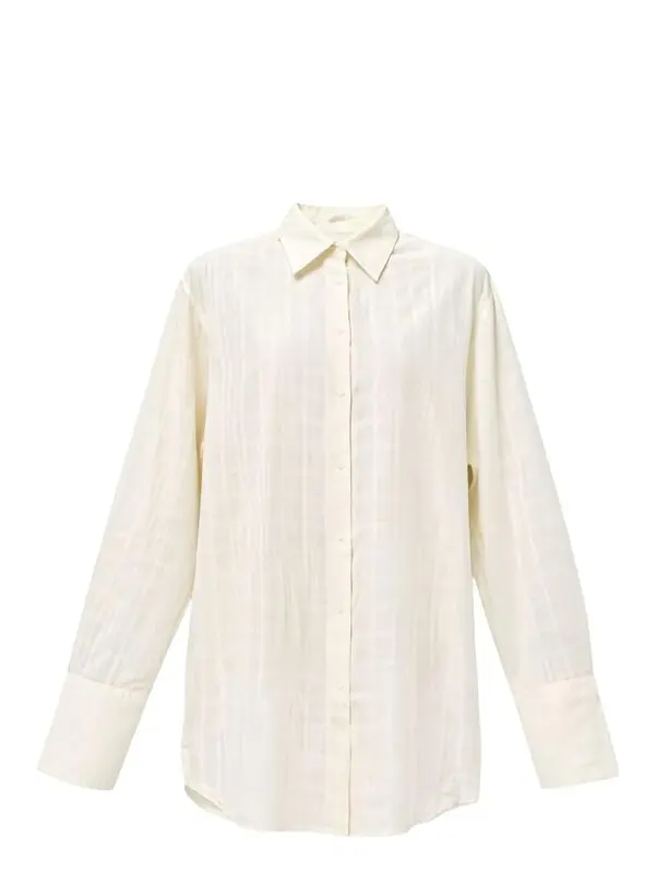 Aspesi Button-down Long-sleeved Shirt - White
