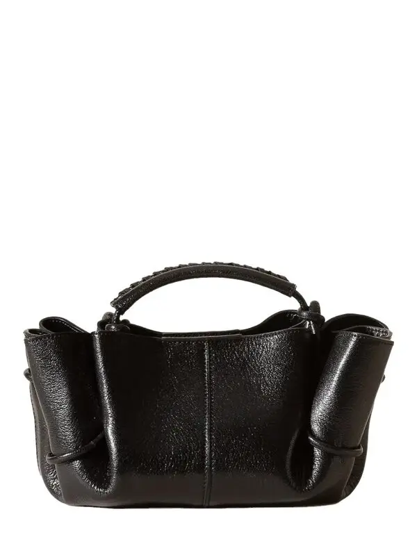 Hereu Arta Mini Braided Crossbody Bag - Black