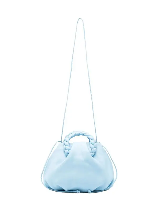 Hereu Braided Handle Cross Body Bag - Blue